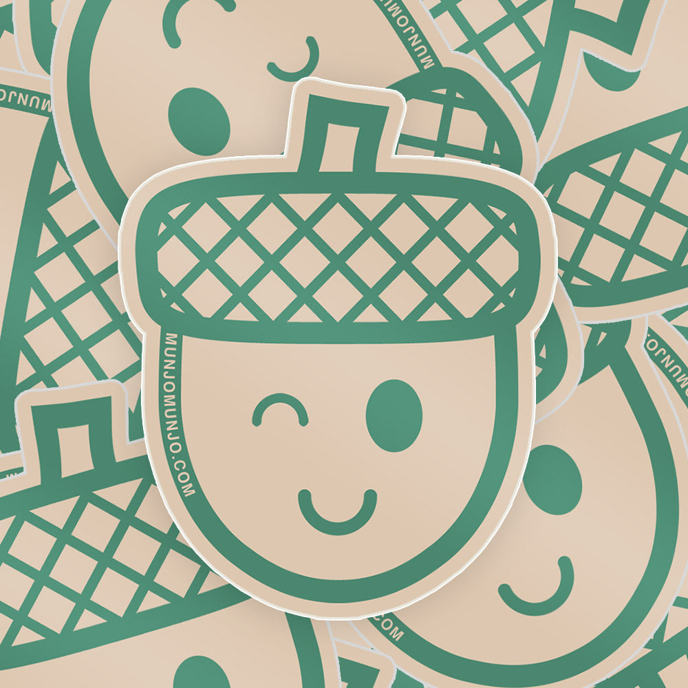 Acorn Sticker (natural) – MunjoMunjo
