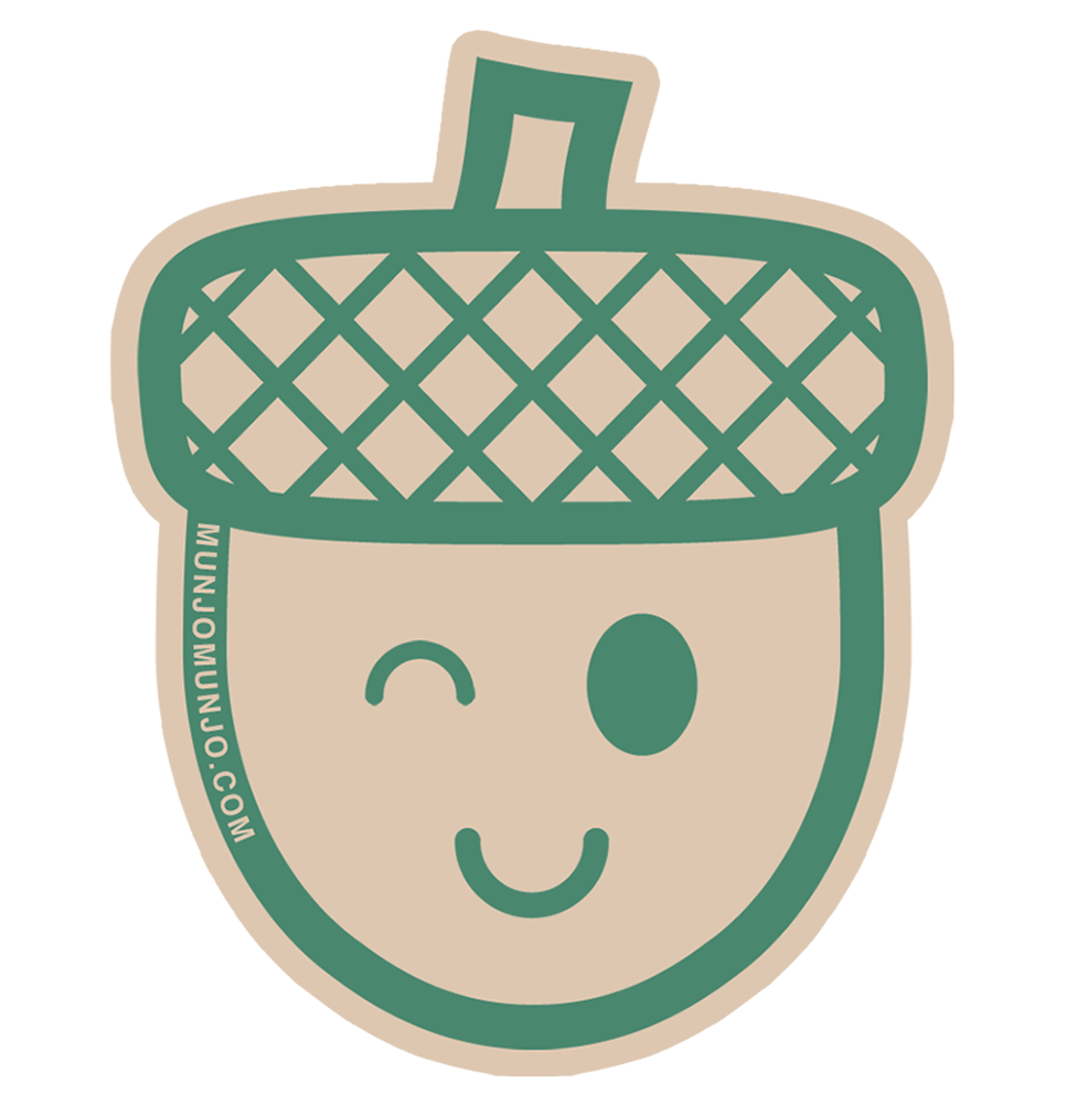 Acorn Sticker (natural) – MunjoMunjo